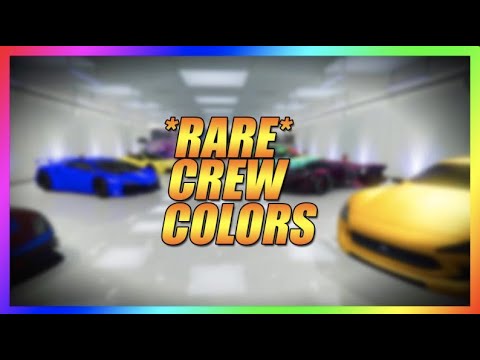 BEST DARK CREW COLORS IN GTA 5 ONLINE WITH HEX CODES & RGB - YouTube