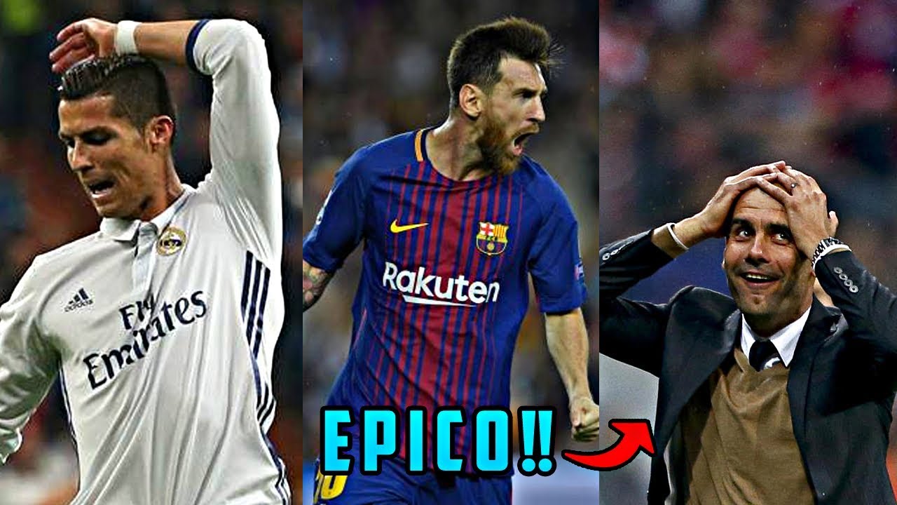 IMPRESIONATES REACCIONES A JUGADAS DE MESSI | crazy reactions to goals ...