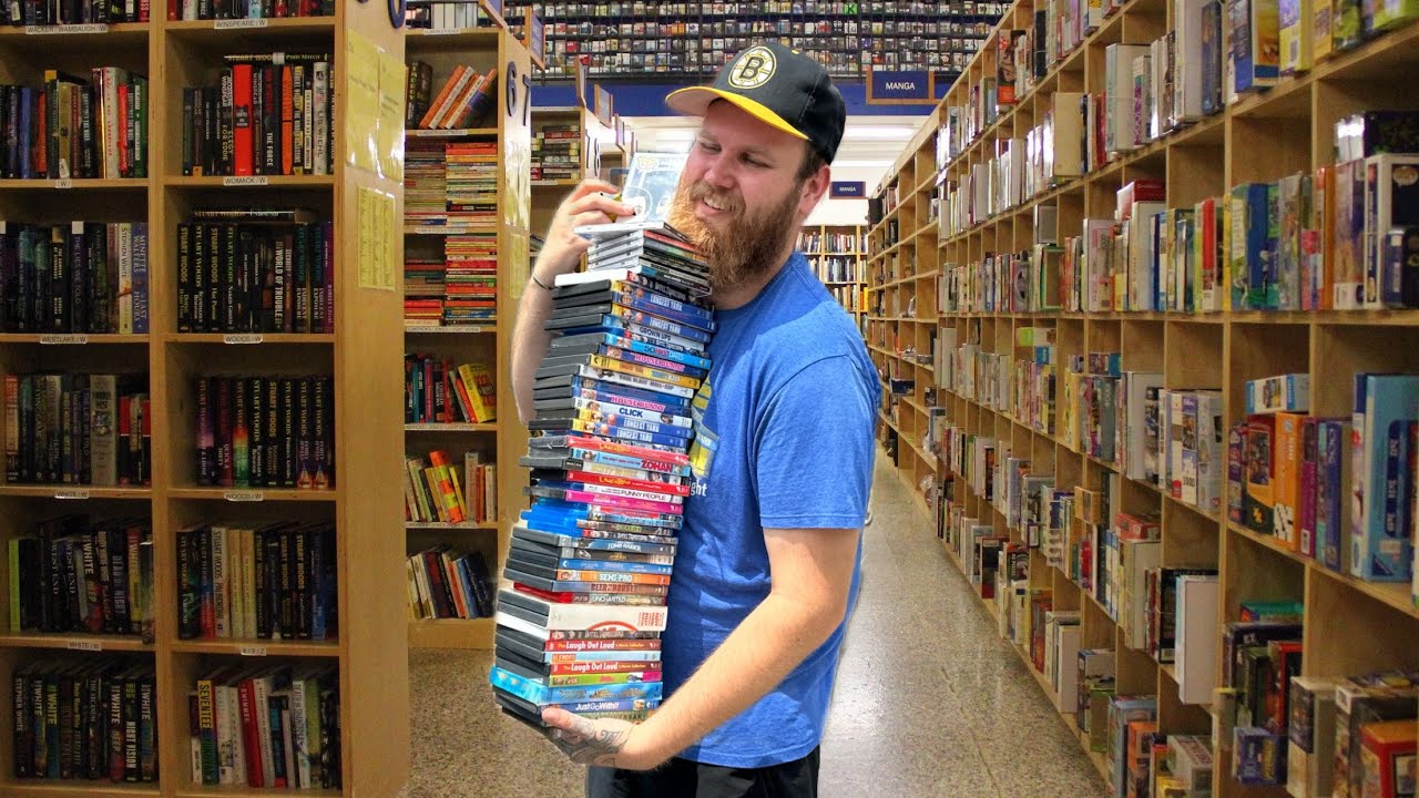 I BOUGHT OUT A BOOK STORES ADAM SANDLER STOCK…. AGAIN! - YouTube