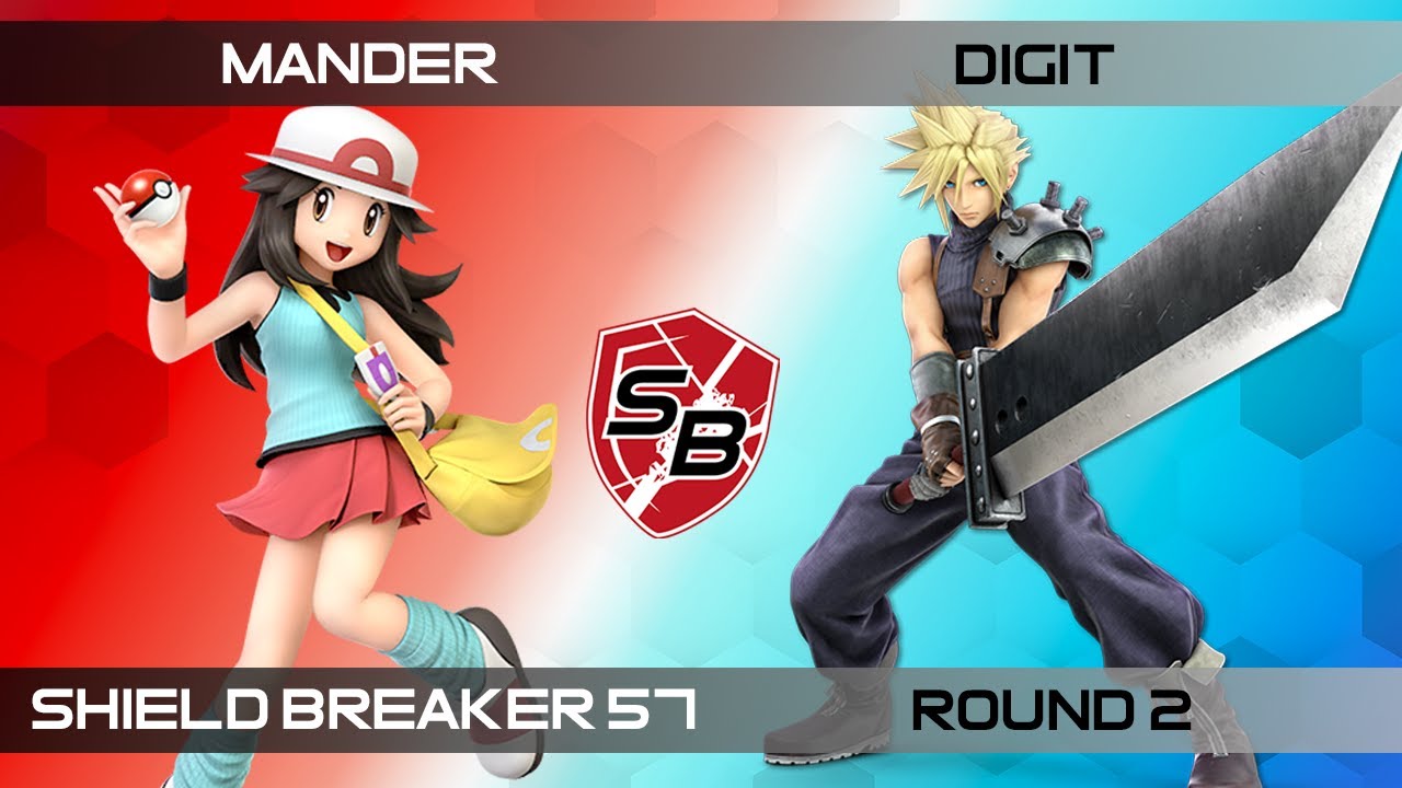 Shield Breaker 57 - mander (Pokemon Trainer) Vs. Digit (Cloud) - YouTube