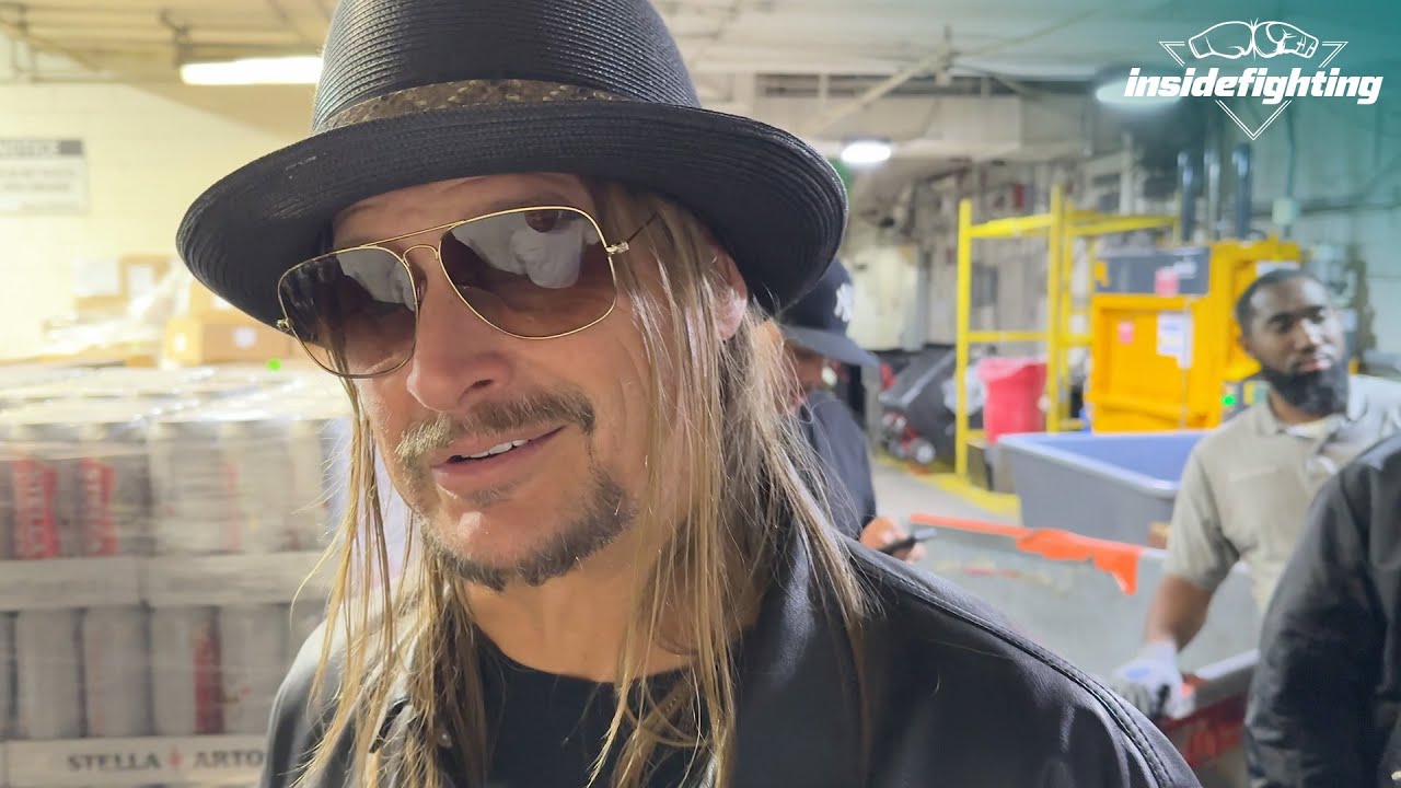 Kid Rock praises Alex Pereira at UFC 295, makes joke about reporter's ...