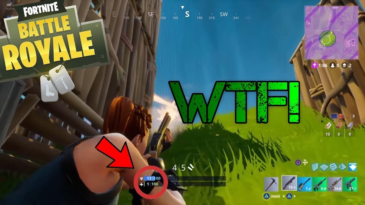 1 HP!? (FORTNITE BATTLE ROYALE) - YouTube