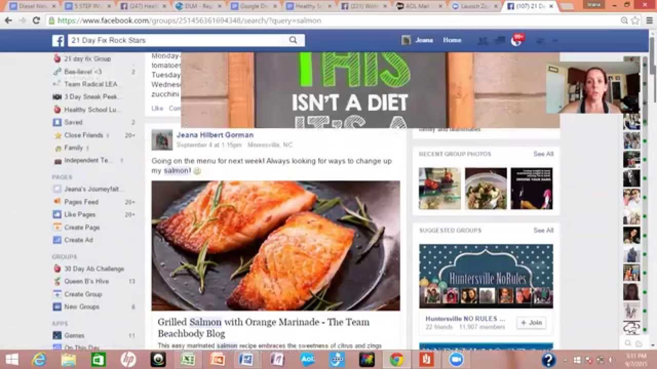 How to use the search feature in a private facebook group - YouTube
