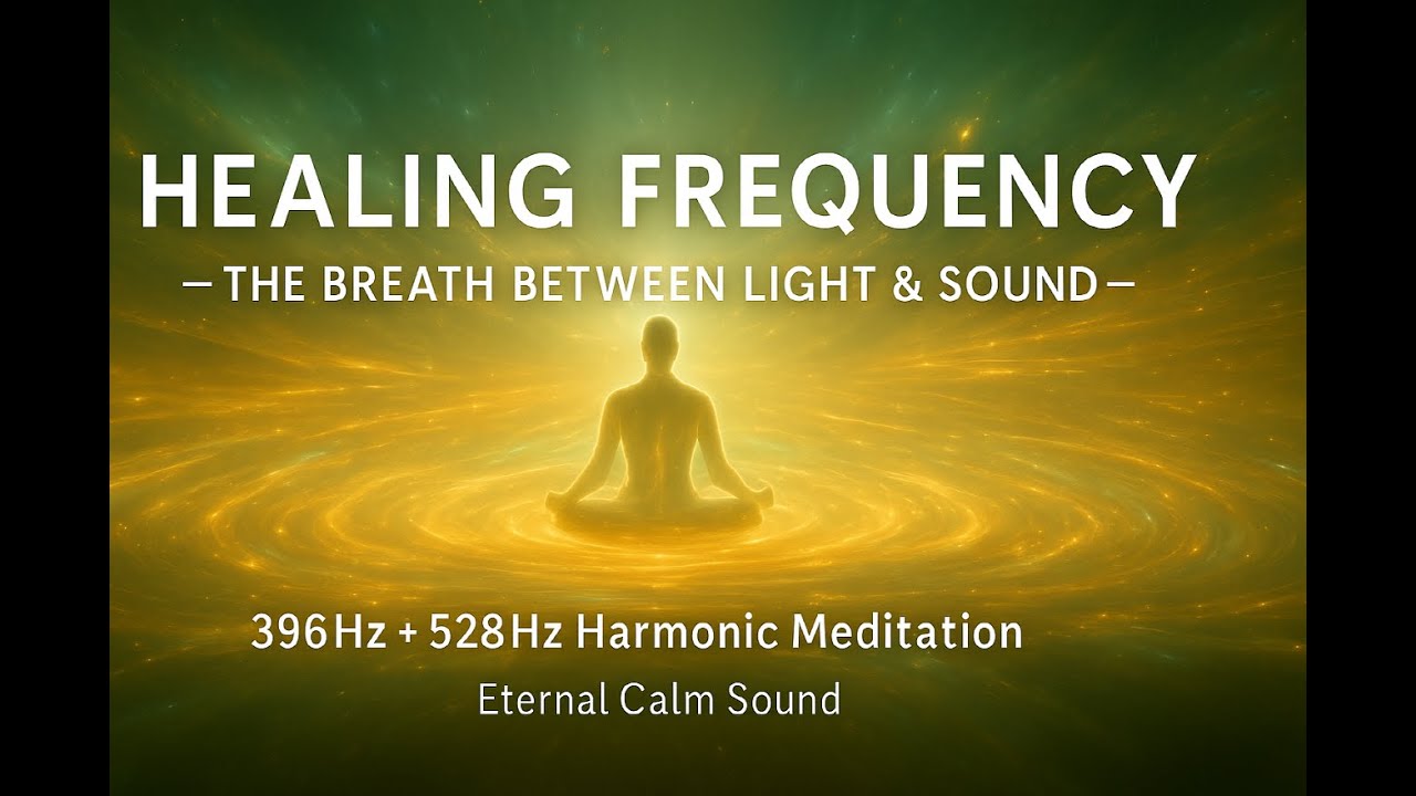 34.Healing Frequency — The Breath Between Light & Sound (396Hz + 528Hz ...