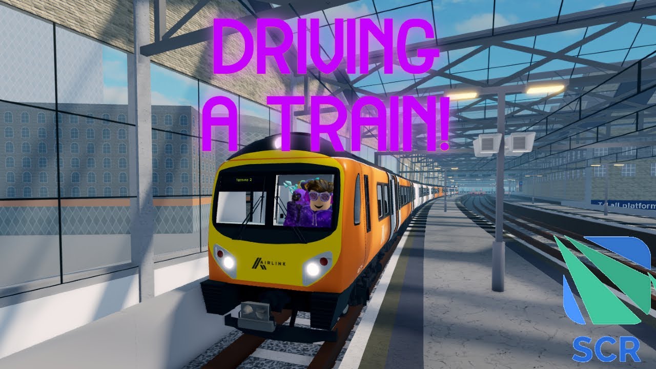 DRIVING a TRAIN in Roblox! Roblox SCR #1 - YouTube