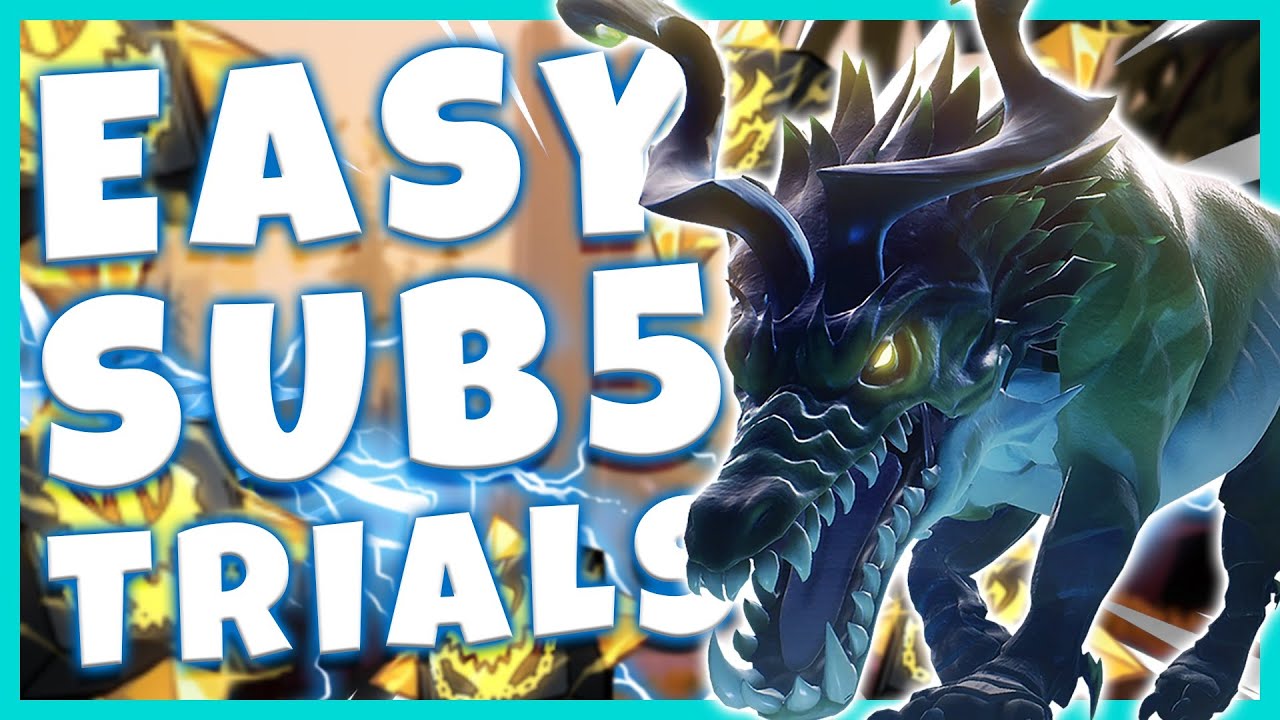 Dauntless Stormclaw trials - EASIEST sub 5 build and guide - YouTube