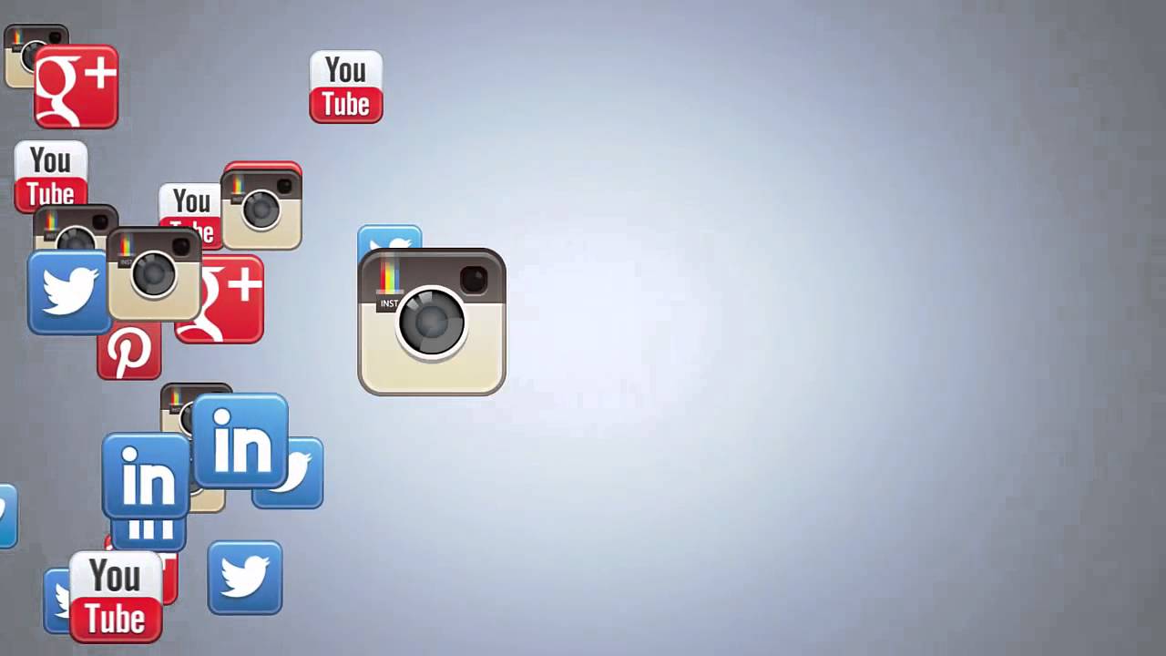 Outro - Social Icon Floating Instagram - YouTube