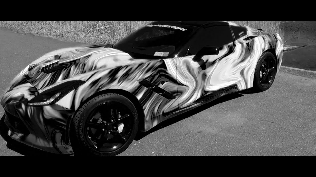 craziest corvette wrapped in 2020..... should have done this earlier ...