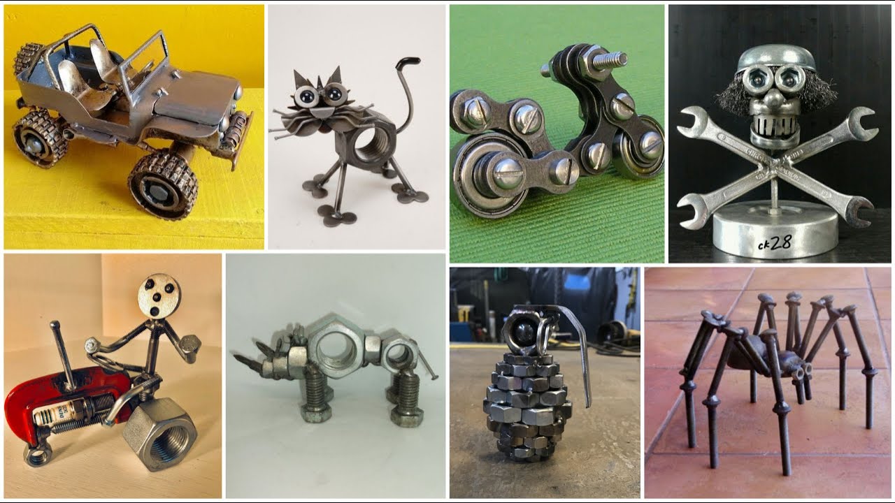 scrap metal craft and scrap metal décor ideas | metal welding projects ...