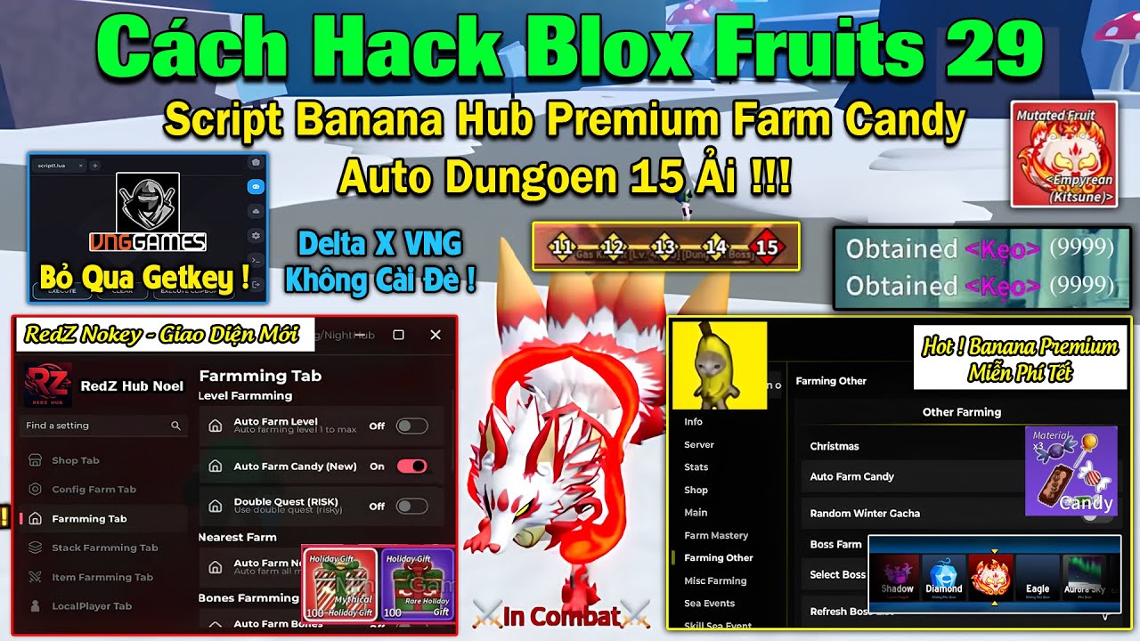 Banana Hub Premium Free Auto Tộc V4, Kẹo Candy ! Cách Hack Blox Fruits ...