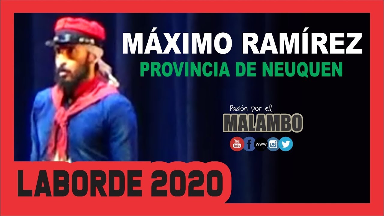 Laborde 2020 MAXIMO RAMIREZ Aspirante de NEUQUEN Malambo SUR - YouTube