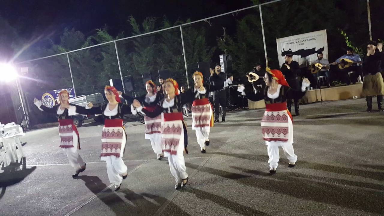 Σύλλογος Κρητών Φοιτητών Λάρισας Γλέντι 28/5/2016 - YouTube