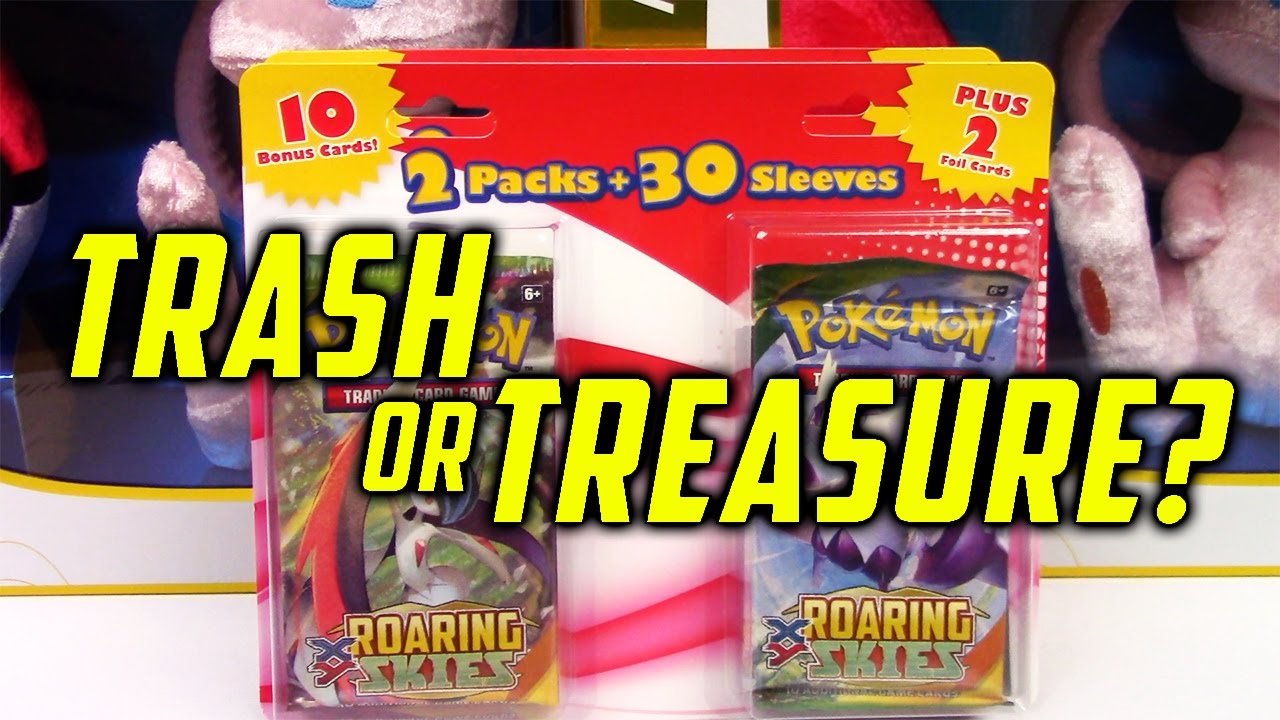 NEW Repackaged Pokemon Cards 2 Packs 30 Sleeves 10 Cards and 2 Foil ...