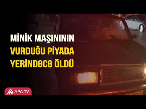 Ağır yol qəzası ölümlə nəticələndi-APA TV