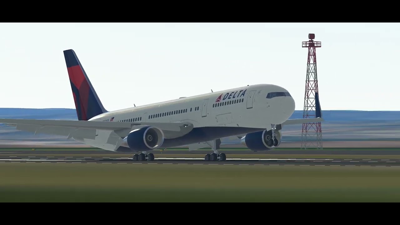 Delta Airlines Boeing 767-300 landing in Philadelphia Infinite flight ...