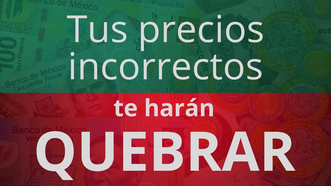 Cómo determinar precios de venta 10 FORMAS - YouTube