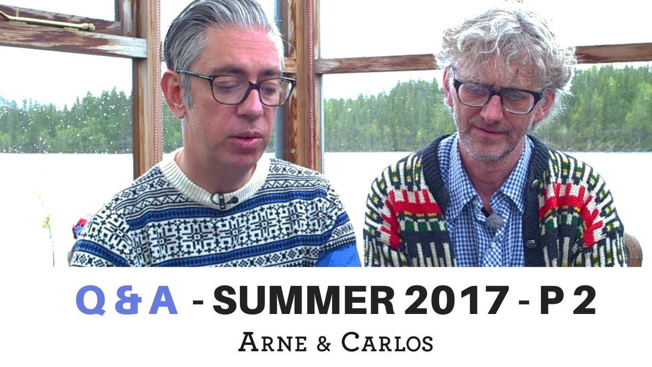 Q&A with ARNE & CARLOS | Summer 17 - part 2 - YouTube