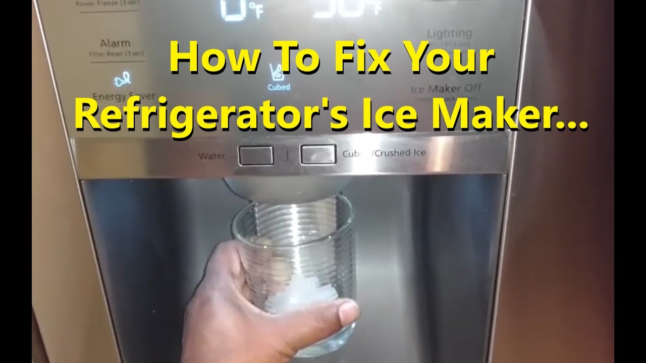 Ice maker stopped making ice, drawer stuck, how to get your ice maker ...
