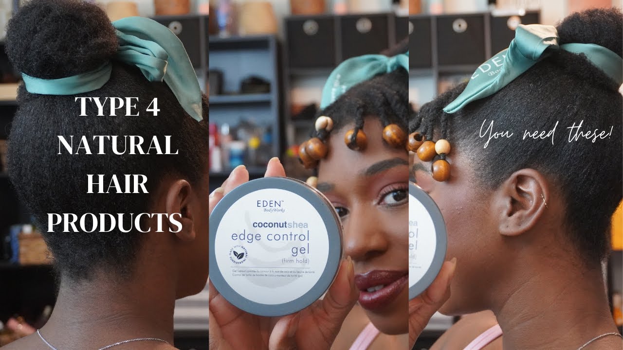 The Only Edge Control Gel You Need To smooth edges for 4c Natural Hair ...