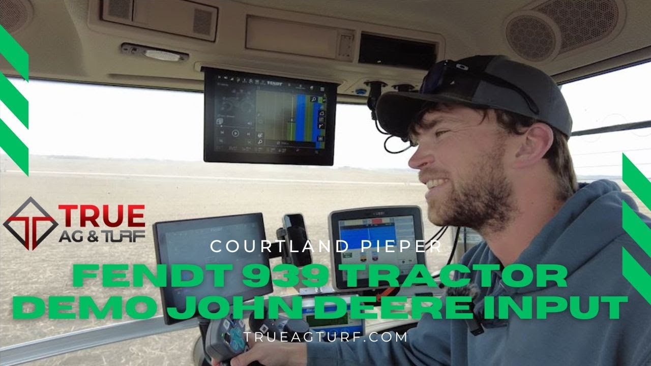Fendt 939 Tractor Demo using John Deere 2630 Monitor, Inputting ...