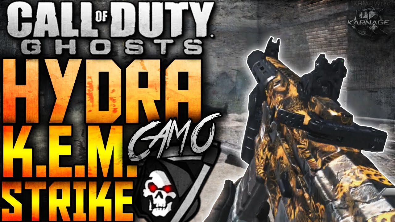 COD: Ghosts - "HYDRA CAMO" KEM STRIKE - New Orange Camo! (COD: Ghosts ...