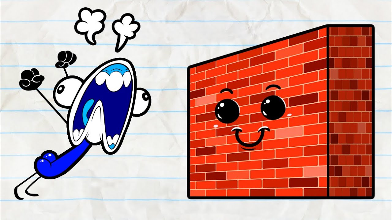 WALL THINGS MUST PASS | Pencilmation Cartoons! - YouTube