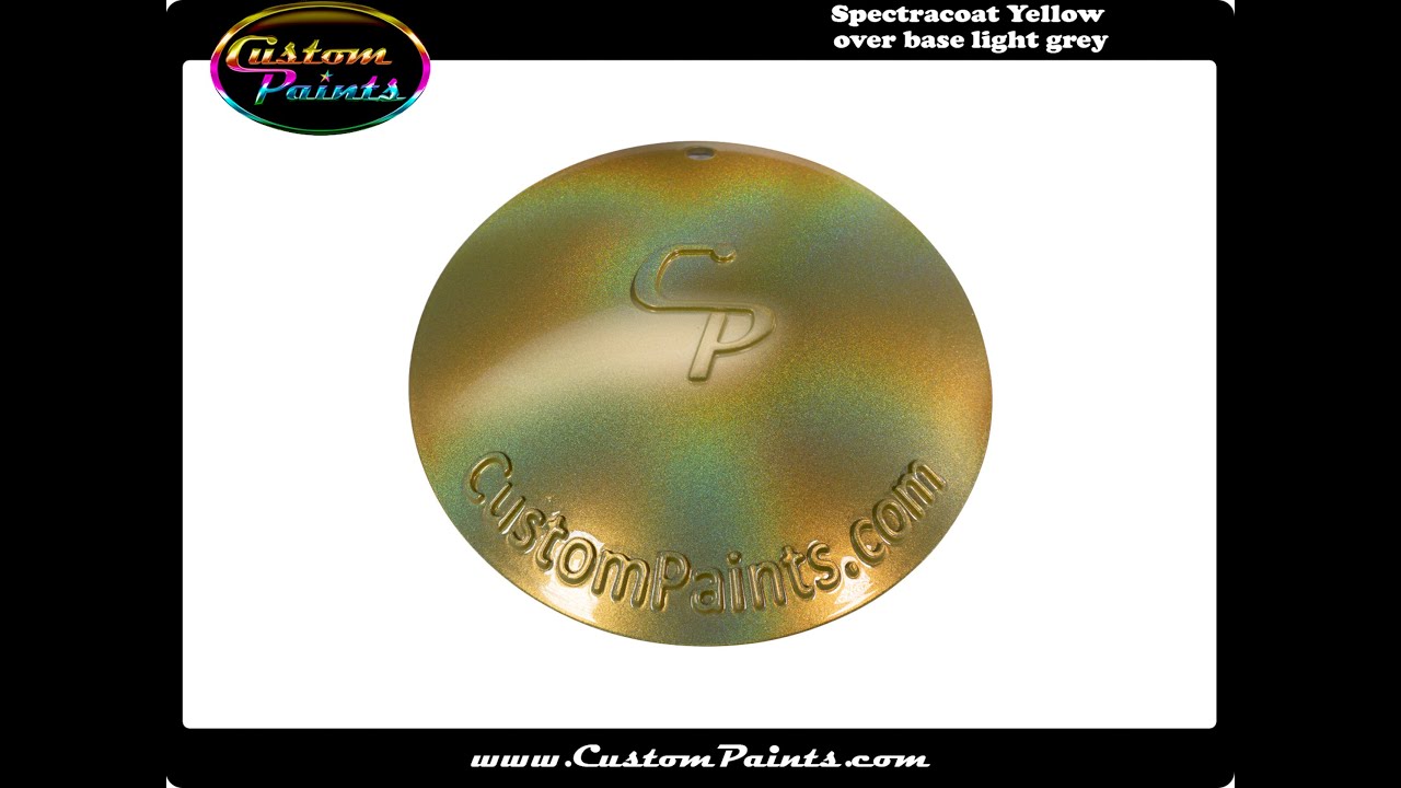 Spectracoat Yellow - Custom Paints - YouTube