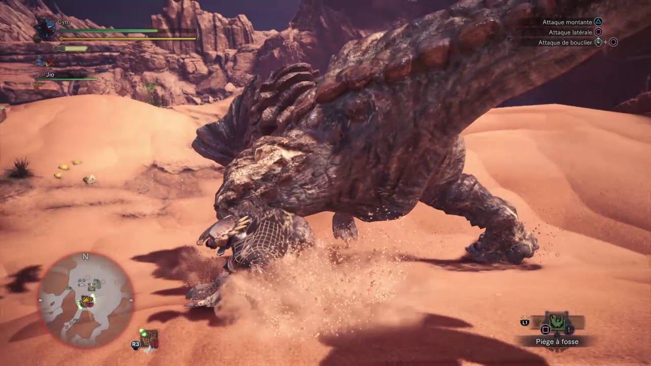 MHWorld Beta - Barroth - SnS Solo - YouTube