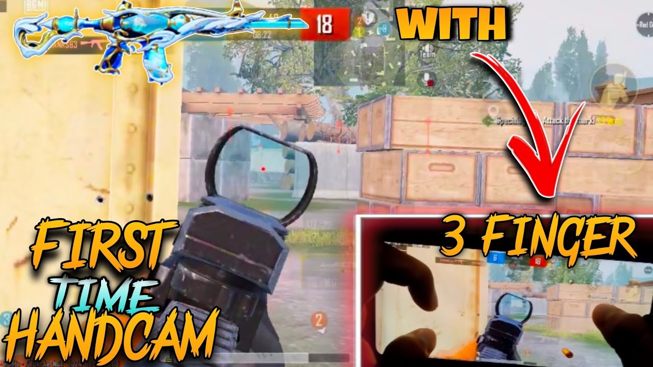 HandCam Gameplay With Vivo || 3 Finger Handcam || New Update BGMI - YouTube