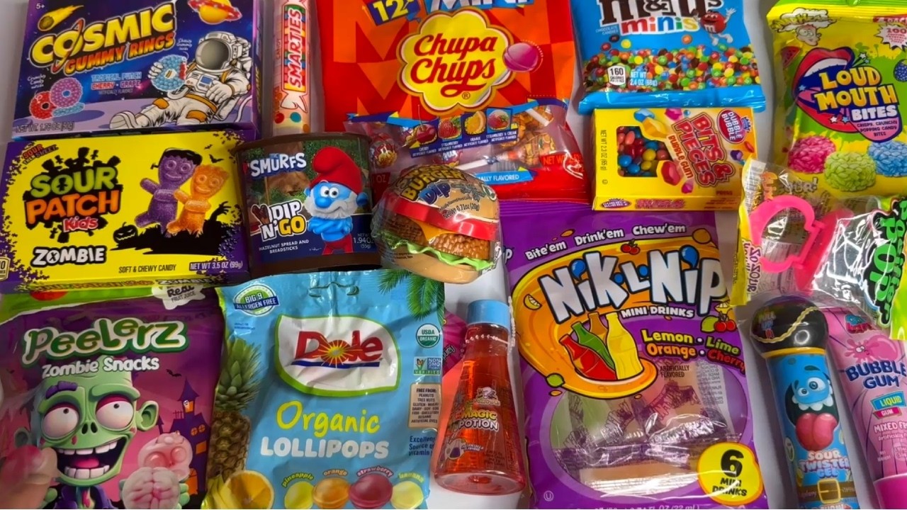 Epic Candy Unboxing: Candy Platter, Crazy Weird Candy Haul, Zombie ...