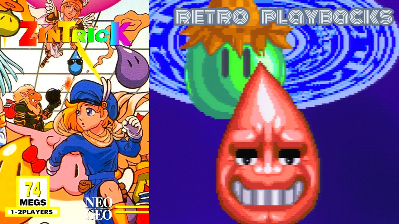 Oshidashi Zintrick (押し出しジントリック) / SNK NEO GEO AES/ RGB RetroTink 5x Pro ...