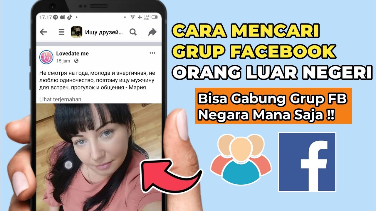 Cara Mencari Grup Facebook Orang Luar Negeri - YouTube