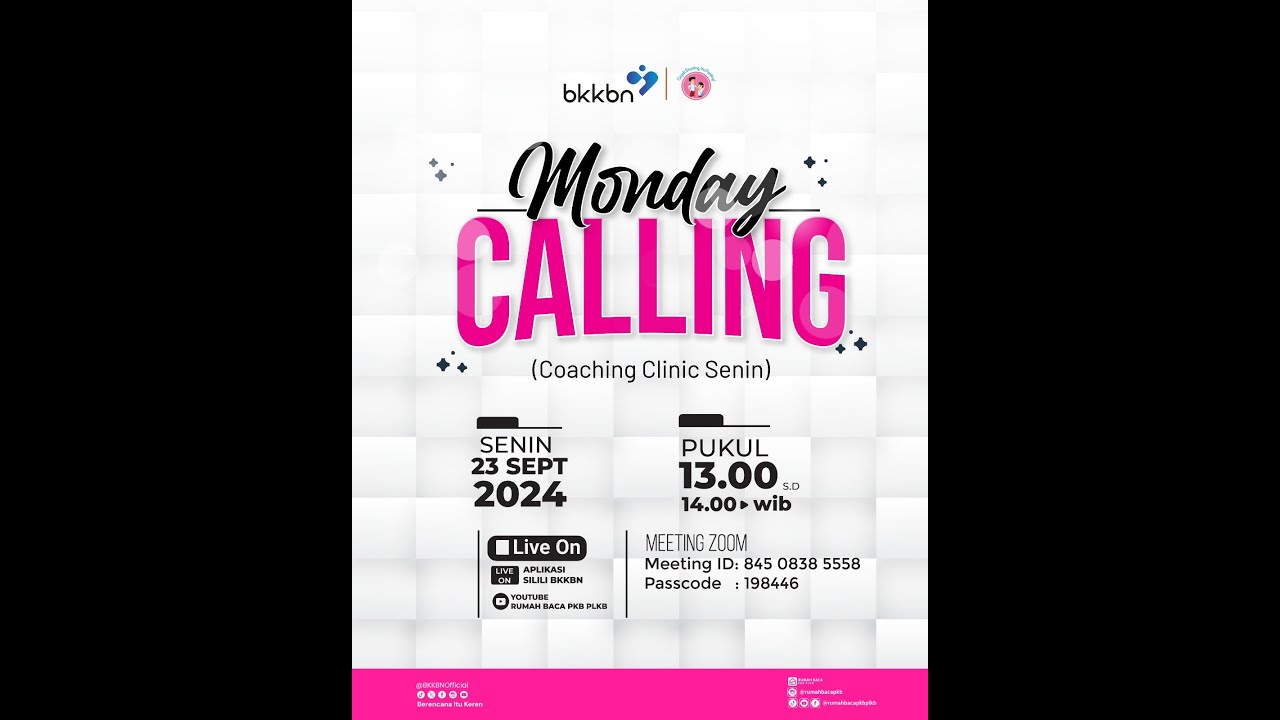 Monday Calling II Senin 23 Sept 2024 - YouTube