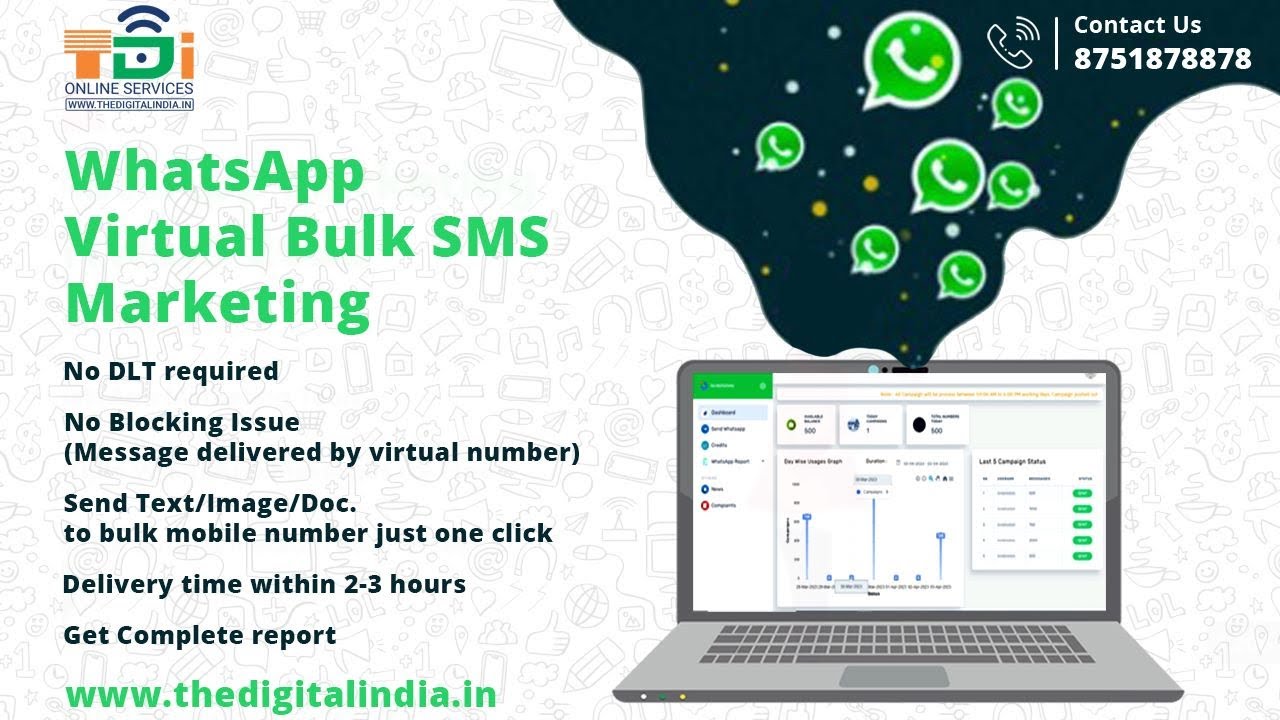 Bulk Message Panel | Virtual Number Panel | TDI Marketing Bulk SMS Panel | - YouTube