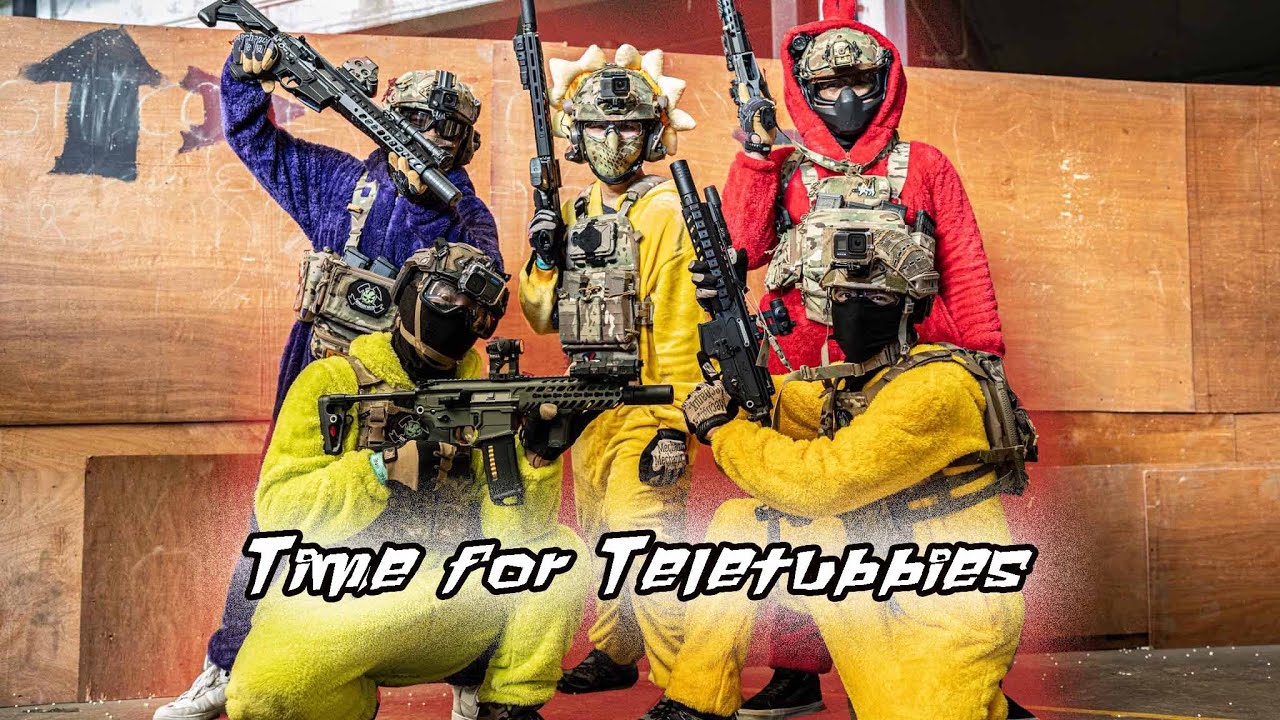 [Airsoft Game ] Time for teletubbies @At One Airsoft Fields - YouTube