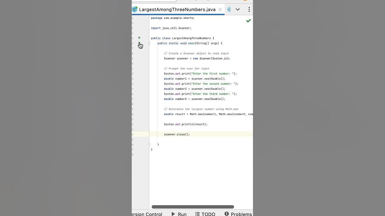 Java Program To Find The Largest Among Three Numbers Using In Built Function Java Interview