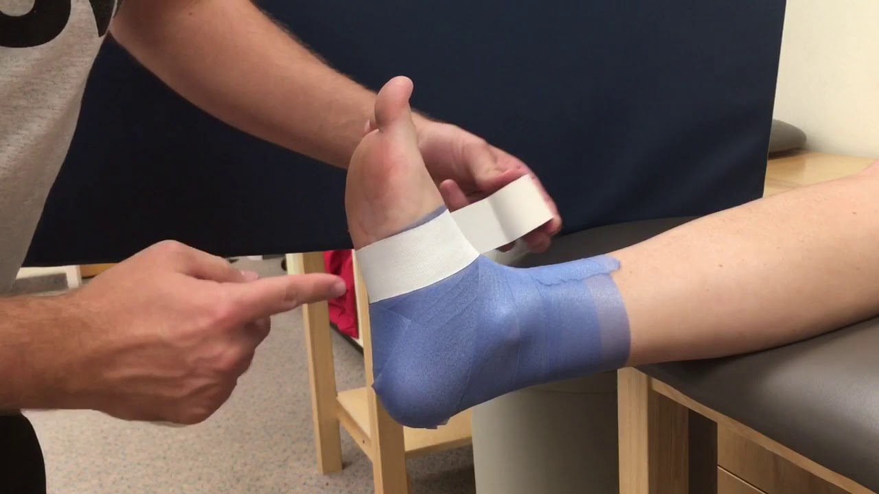 Distal Anchor (Ankle Taping) - YouTube