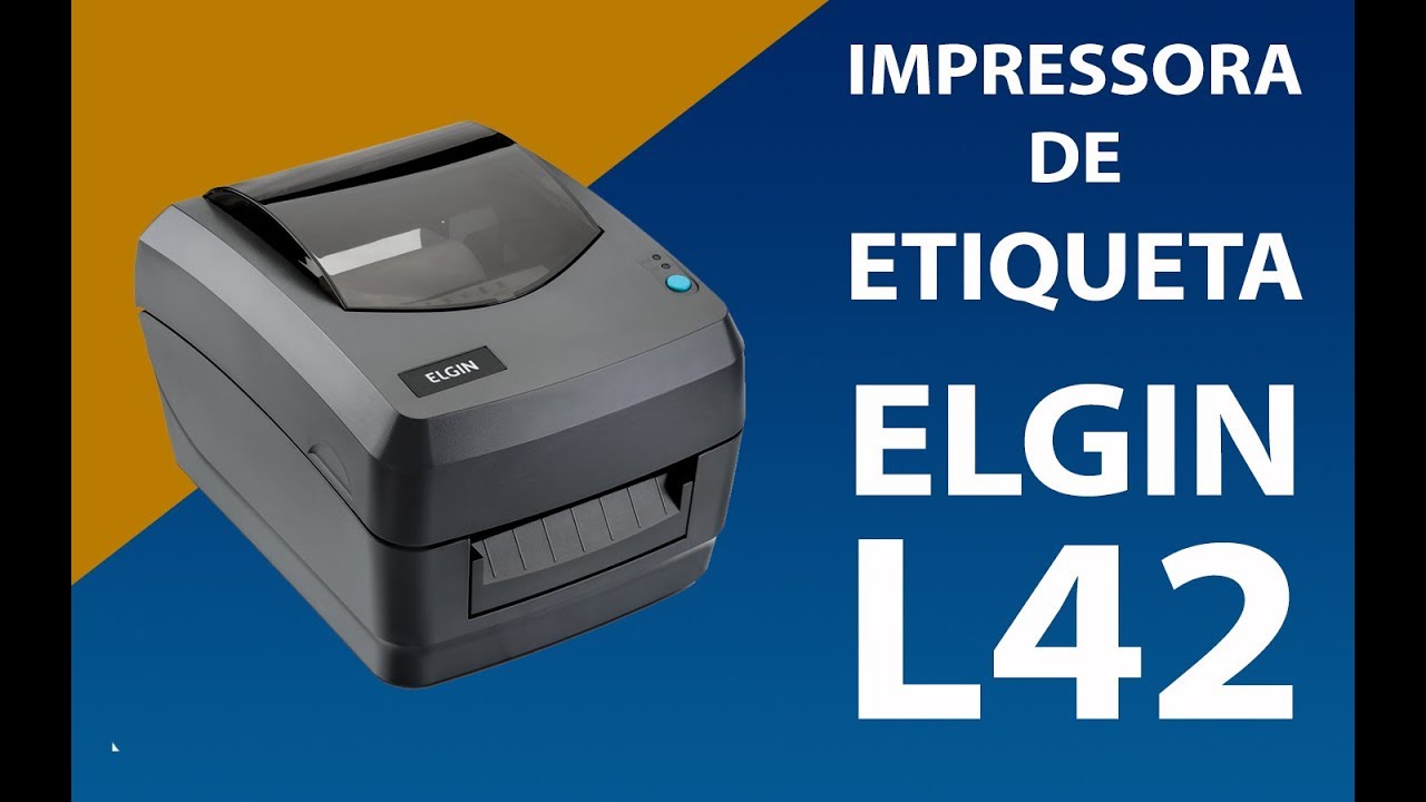 Impressora de Etiqueta - Elgin L42 - YouTube