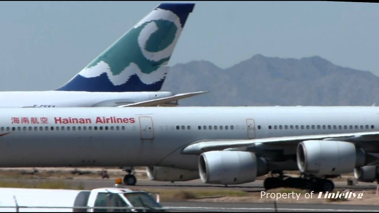 12 years old A340-600 scrapped - YouTube