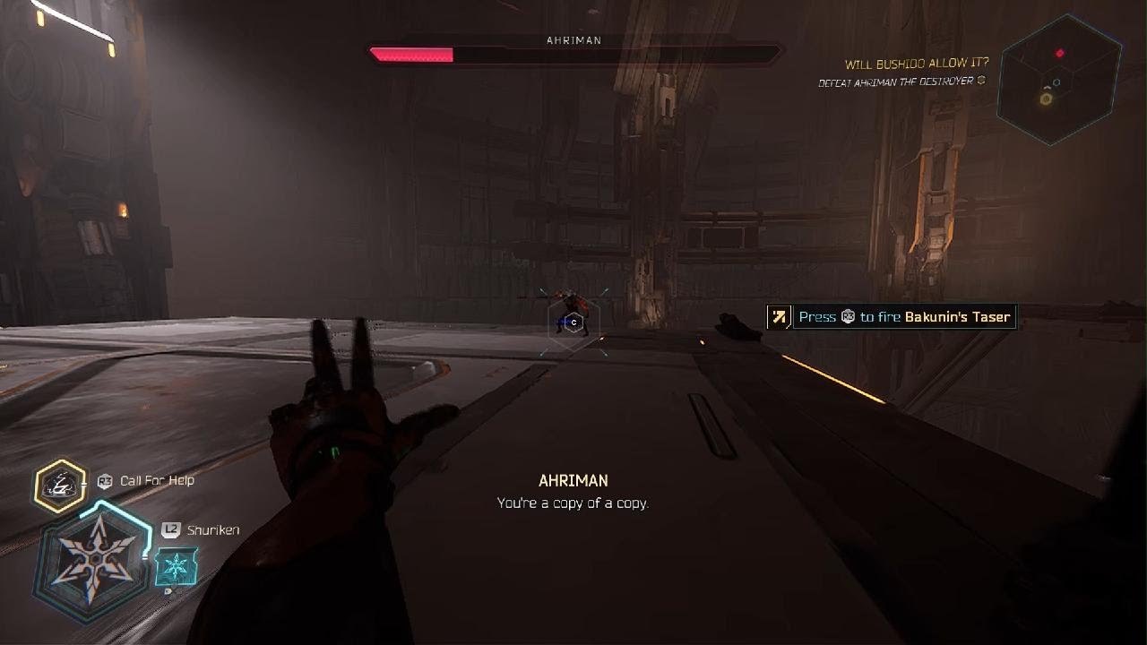 Ghostrunner 2 - How to DEFEAT Ahriman in 40 seconds - YouTube