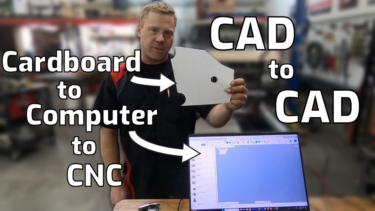 Cardboard to Computer to CNC Plasma - CAD Fusion custom bracket drawing ...