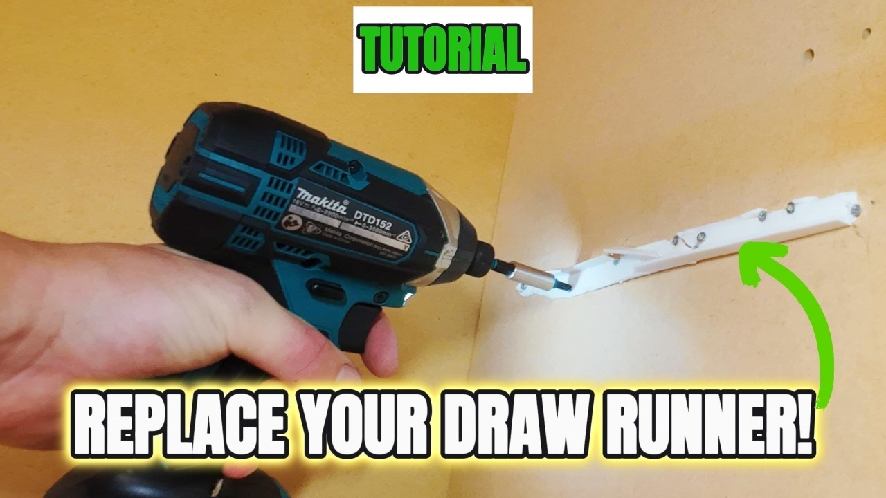 How to Replace a Broken Drawer Runner – Easy DIY Fix! - YouTube