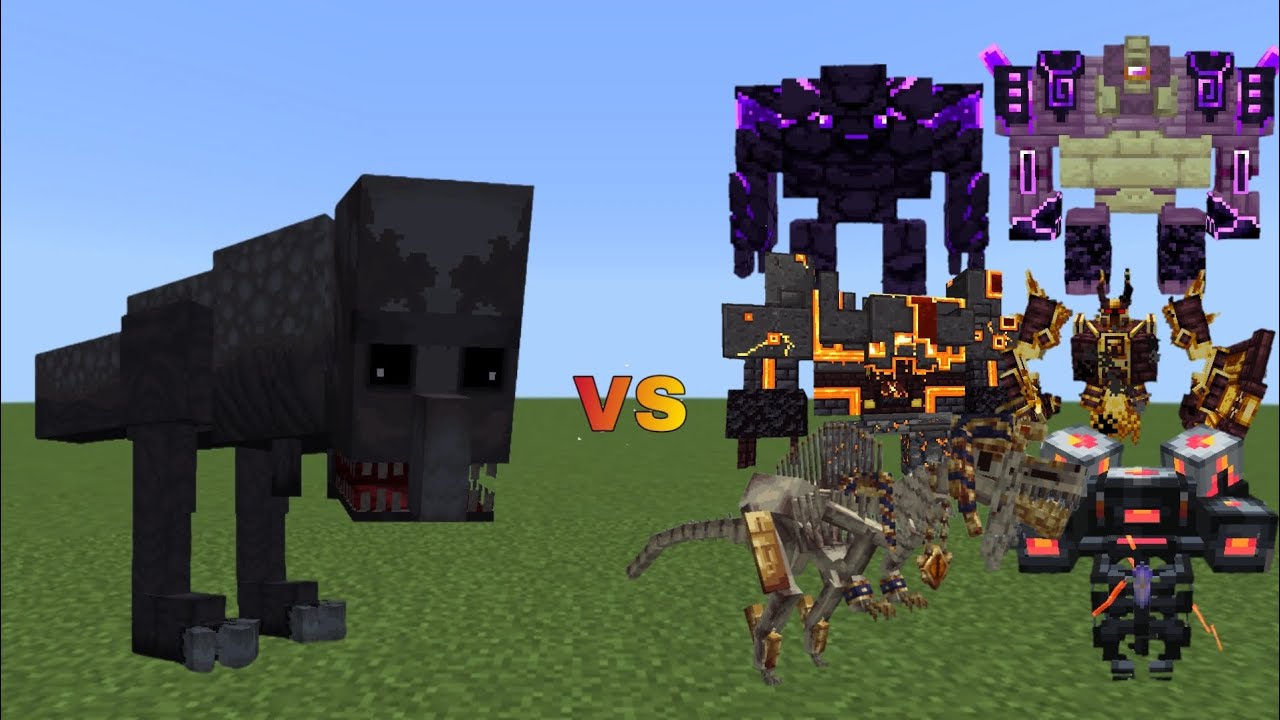 Devastator vs L Ender Cataclysm | Minecraft Java | Mob Battle - YouTube