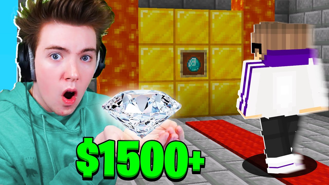 I Stole A REAL Diamond From Preston... (Minecraft Challenge) - YouTube