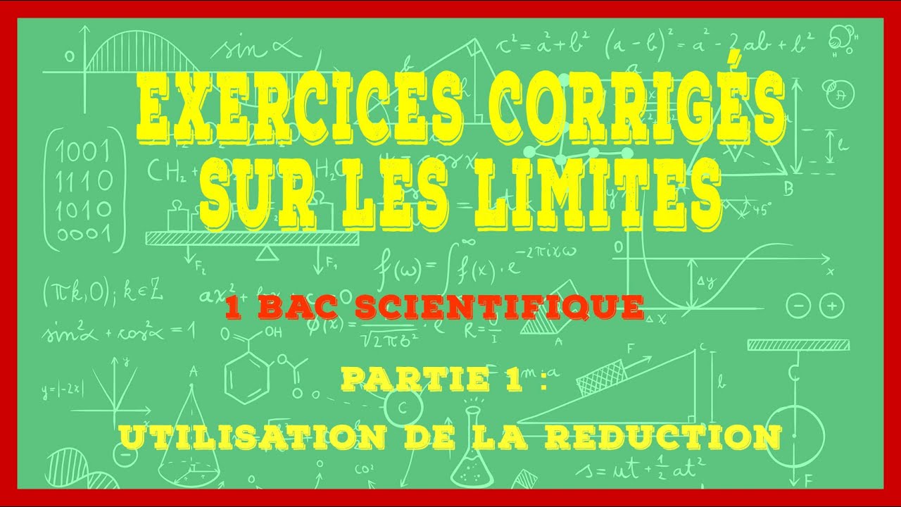 Exercice 1 sur les limites utilisation de la réduction pour enlever une ...