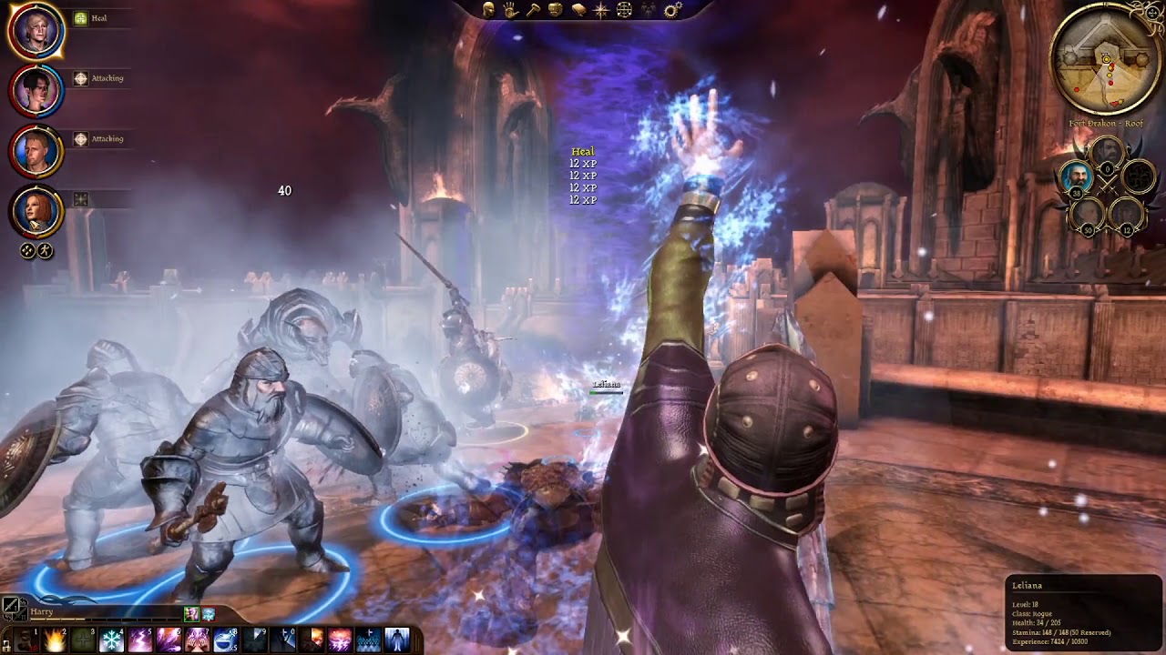 Let's Play Dragon Age Origins - defeating the Archdemon - YouTube