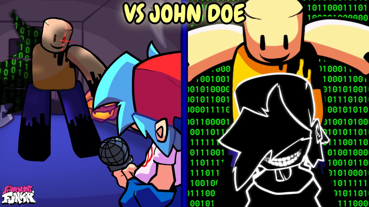 FNF: VS JOHN DOE // Roblox Creepypasta Mod Friday Night Funkin' - YouTube