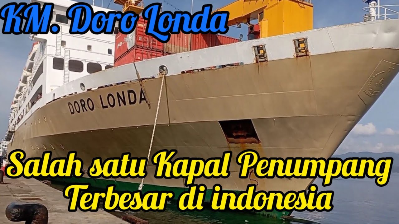 Suling Kapal dibunyikan KM. Doro Londa siap siap berangkat - YouTube