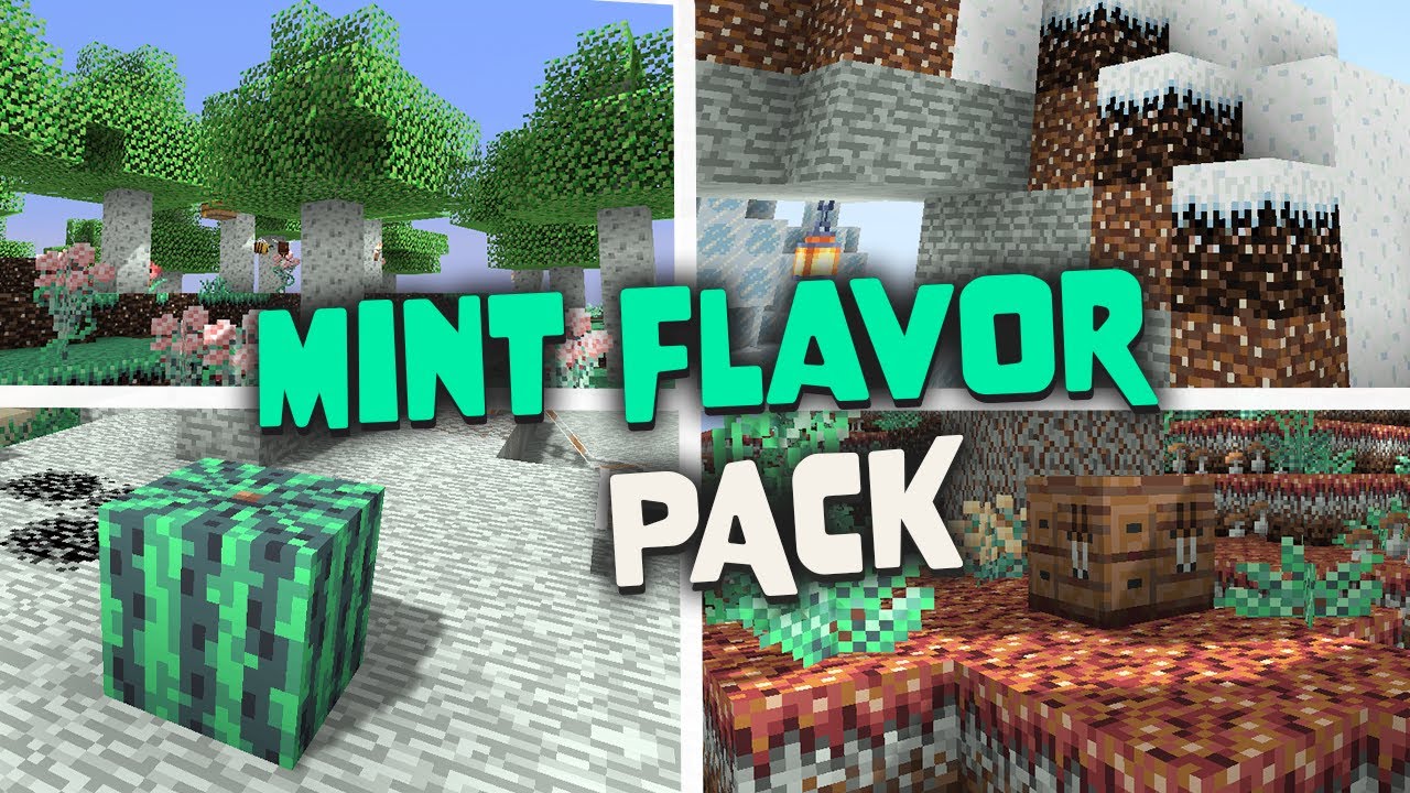 Alvoria's Mint Flavor | Minecraft Texture Pack Amazing Themed Resource ...