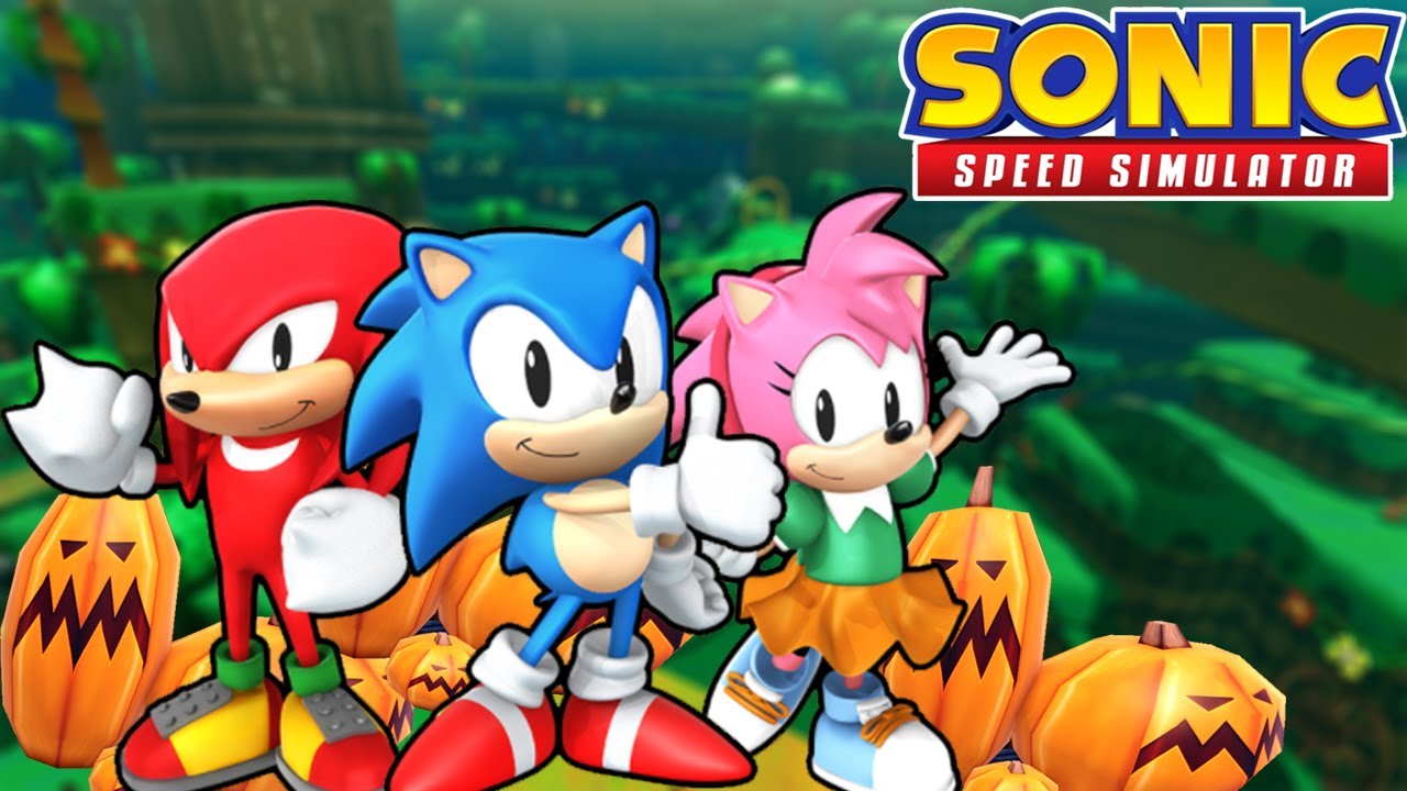 Sonic Speed Simulator - Classic Characters And Halloween Event - YouTube